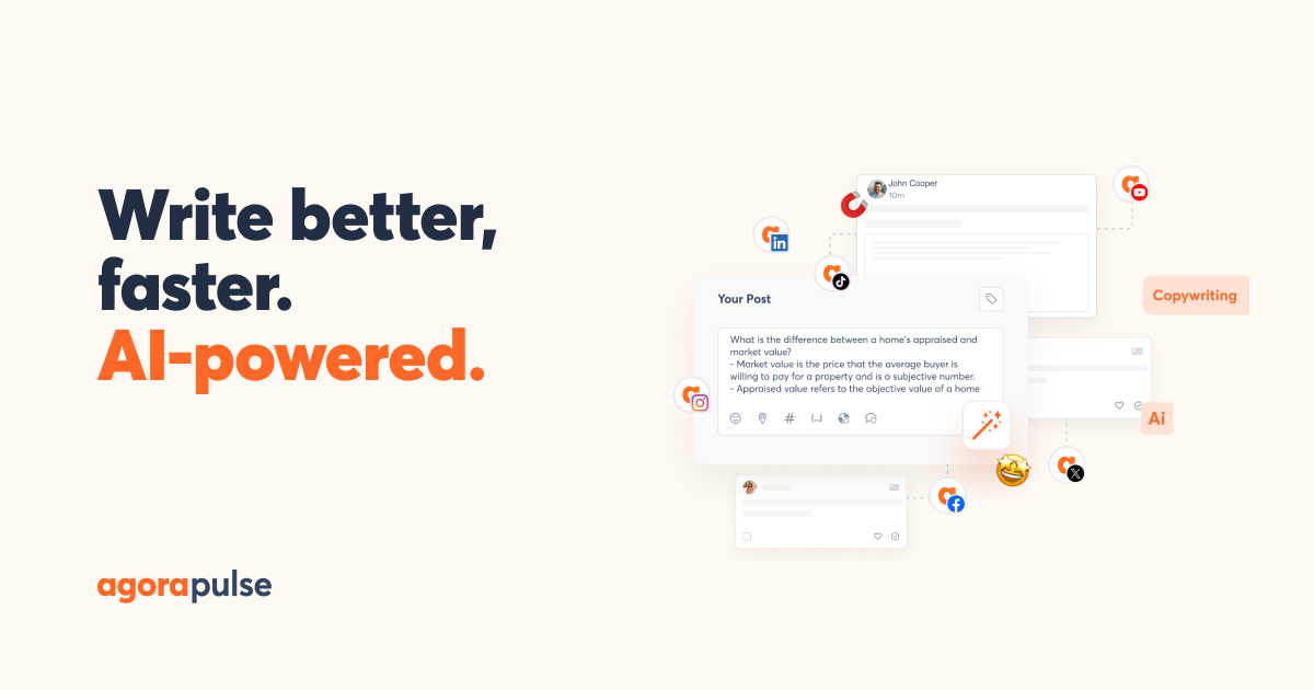 Writing Assistant by Agorapulse – Enhance your copywriting with AI