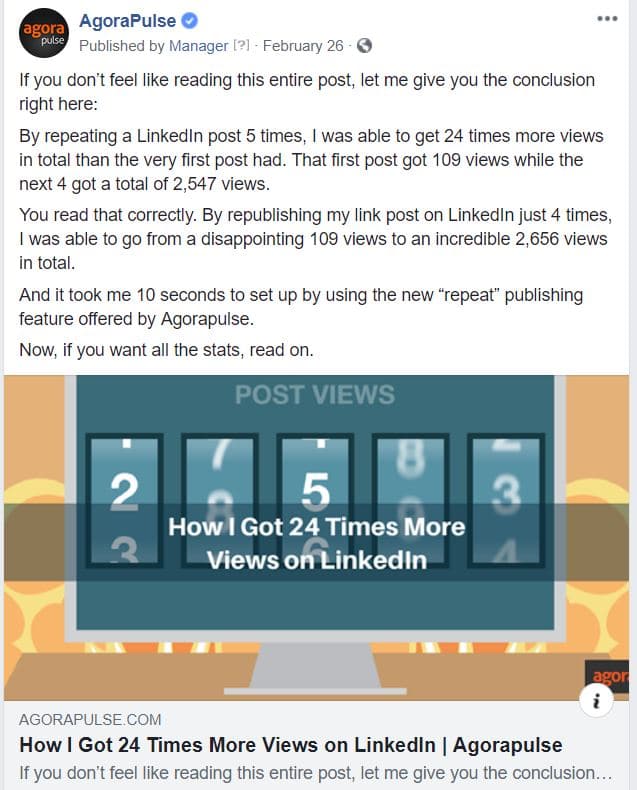 Does The Length of Facebook Posts Matter? We Have the Data!